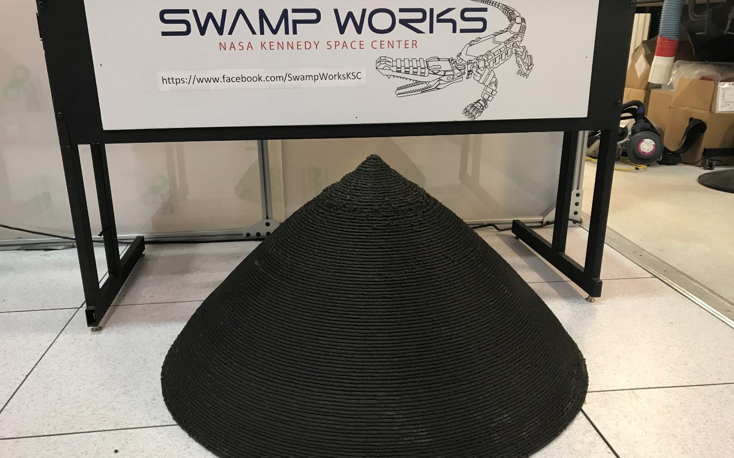 Automated 3D Printing with Basalt for Space Habitation - PISCES